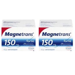 STADA Magnetrans forte 150 mg Hartkapseln Doppelpackung (2x100 St) 2 St