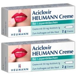Aciclovir Heumann Creme Doppelpackung (2x 2g) 2 St