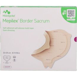 Mepilex Border Sacrum Schaumverb.22x25 cm steril 5 St