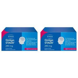 Ginkgo STADA 240 mg Filmtabletten Doppelpackung (2x 120St) 2 St