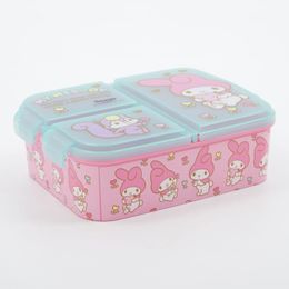 b store Rosafarbene Lunchbox mit My-Melody-Muster 14x18cm