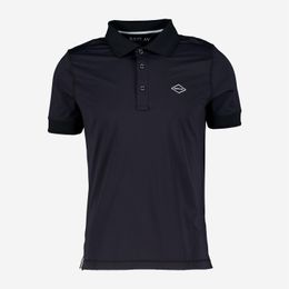 Replay Schwarzes Poloshirt mit Logo-Detail