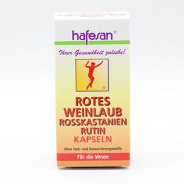 Hafesan Rotes Weinlaub+Rosskastan.+Rutin Kapseln 60 St
