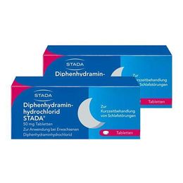 Diphenhydraminhydrochlorid STADA 50 mg Tabletten (2x 20 St) 2 St