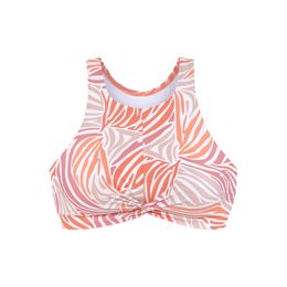 Sunseeker Bikinitop Damen Gr&ouml;&szlig;e 80 pastelllila / orange / rotviolett / wei&szlig;