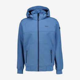 Blaue Viktor Softshell-Jacket