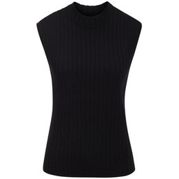 French Connection Stricktop Damen Gr&ouml;&szlig;e S/M schwarz