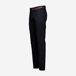 INDICODE Schwarze Gower Chinos mit G&uuml;rtel