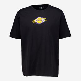 New Era Schwarzes Lakers T-Shirt