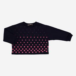 Marni Dunkelblaues Sweatshirt mit Punktmuster