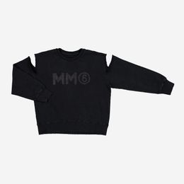 MM6 Schwarzes Sweatshirt mit Logo