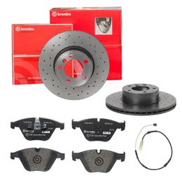 Brembo Bremsensatz-Vorderachse XTRA LINE SK8K0F3OI0 Bremsensatz, Scheibenbremse vorne rechts links Gelocht/innenbel. 312mm f&uuml;r BMW (BRILLIANCE) 341167