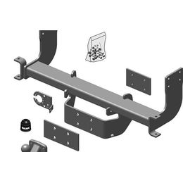BRINK Anh&auml;ngevorrichtung 511400 R&uuml;ckseite mit 4-Loch-Kugelkopf f&uuml;r MERCEDES-BENZ VW