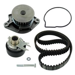 SKF Wasserpumpe + Zahnriemensatz VKMC 01107 mit Dichtungen f&uuml;r SKODA VW SEAT AUDI N01155811 030109243Q 030121005S