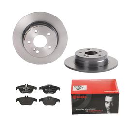 Brembo Bremsensatz-Hinterachse COATED DISC LINE / STANDARD IJDTIDJJP4 Bremsensatz, Scheibenbremse vorne rechts links voll 278mm f&uuml;r MERCEDES-BENZ 2044