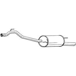 BOSAL Endschalld&auml;mpfer 283-459 f&uuml;r VW 044253609AH JZW253609BB