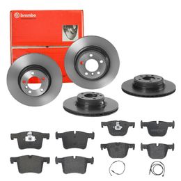 Brembo Bremsensatz-Vorn und hinten SG00000E8J Bremsensatz, Scheibenbremse vorne rechts links innenbel&uuml;ftet 330mm f&uuml;r BMW 34216850570 34116854126 34206