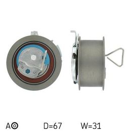 SKF Spannrolle, Zahnriemen VKM 11250 &Oslash;67mm 67mm f&uuml;r SKODA VW SEAT (FAW) (SVW) AUDI FORD 1221490 045109243F 038109243M