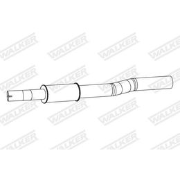 WALKER Mittelschalld&auml;mpfer 24328 f&uuml;r MINI BMW 18308577158