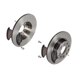 Brembo Bremsensatz-Hinterachse COATED DISC LINE / STANDARD IJDTIDI3V8 Bremsensatz, Scheibenbremse hinten rechts links voll 272mm f&uuml;r SKODA VW SEAT (FA