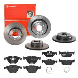 Brembo Bremsensatz-Vorn und hinten SG00000EB2 Bremsensatz, Scheibenbremse vorne rechts links innenbel&uuml;ftet 300mm f&uuml;r BMW (BRILLIANCE) 34216855657 3421