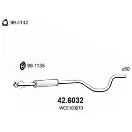 Asso Mittelschalld&auml;mpfer 426032 f&uuml;r LAND ROVER