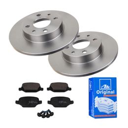 ATE Bremsensatz-Hinterachse IJF141EYE3 Bremsensatz, Scheibenbremse hinten rechts links voll 240mm f&uuml;r FIAT CITRO&Euml;N FORD 51876438 71738421 1618111480