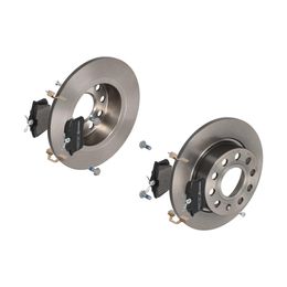 Brembo Bremsensatz-Hinterachse COATED DISC LINE / STANDARD IJDTIDI3J6 Bremsensatz, Scheibenbremse hinten rechts links voll 253mm f&uuml;r SKODA VW SEAT PEU