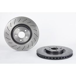 Brembo Bremsscheibe COATED DISC LINE 09.B855.51 vorne rechts links Gelocht/innenbel. 344mm f&uuml;r MERCEDES-BENZ A2184210412 2184210412