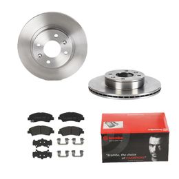 Brembo Bremsensatz, Scheibenbremse ijdtidhqj8 Vorderachse innenbel&uuml;ftet 252mm 18mm f&uuml;r HYUNDAI KIA