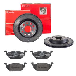 Brembo Bremsensatz-Vorderachse MAX LINE SK8K0F2OS3 Bremsensatz, Scheibenbremse vorne rechts links innenbel&uuml;ftet 280mm f&uuml;r SKODA VW (SVW) BRILLIANCE SE