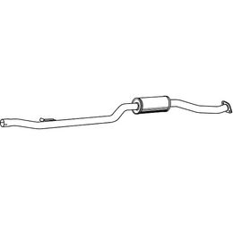 VEGAZ Vorschalld&auml;mpfer mis228 f&uuml;r MITSUBISHI
