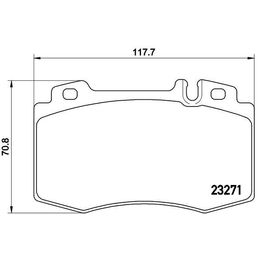 Brembo Bremsensatz, Scheibenbremse Bremsensatz-Vorderachse COATED DISC LINE / STANDARD ik3ebylyk8 Vorderachse innenbel&uuml;ftet 334mm 32mm f&uuml;r MERCEDES-BE