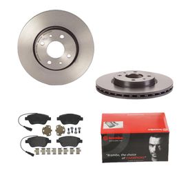 Brembo Bremsensatz-Vorderachse COATED DISC LINE / STANDARD IJDTIDBNJ1 Bremsensatz, Scheibenbremse vorne rechts links innenbel&uuml;ftet 257mm f&uuml;r ALFA ROME