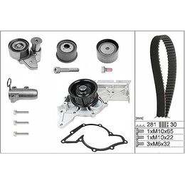 INA Wasserpumpe + Zahnriemensatz 530 0480 30 f&uuml;r SKODA VW SEAT AUDI 06C121004HX 06C121004G 06C121004H