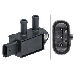 Hella Sensor, Abgasdruck 6PP 009 403-221 geschraubt 8mm f&uuml;r SKODA VW SEAT AUDI MAN 04L906051F 04L906051G 04L906051L