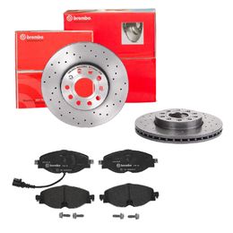 Brembo sk8k0f6bt2 Vorderachse Gelocht/innenbel. 288mm 25mm f&uuml;r VW (FAW) AUDI SEAT SKODA (SVW)