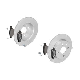 ATE Bremsensatz-Hinterachse IJF141G0W4 Bremsensatz, Scheibenbremse hinten rechts links voll 240mm f&uuml;r VAUXHALL OPEL 569111 9196587 9198598