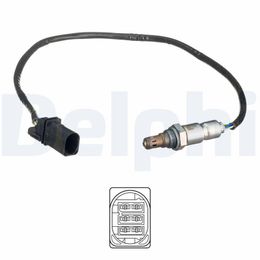 DELPHI Lambdasonde ES21079-12B1 f&uuml;r SKODA VW SEAT AUDI 03L906262A