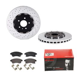 Brembo Bremsensatz, Scheibenbremse 1420-54714 vorne rechts links Bremsscheibe zweiteilig 355mm f&uuml;r GENERAL MOTORS BUICK (SGM) VAUXHALL CHEVROLET OPEL