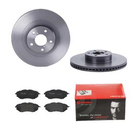 Brembo Bremsensatz-Vorderachse COATED DISC LINE / STANDARD IJDTIDHOJ6 Bremsensatz, Scheibenbremse vorne rechts links innenbel&uuml;ftet 293mm f&uuml;r TOYOTA SU