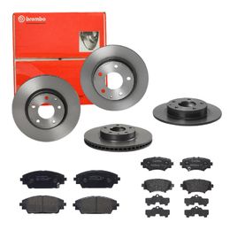 Brembo Bremsensatz-Vorn und hinten SG00000E58 Bremsensatz, Scheibenbremse vorne rechts links innenbel&uuml;ftet 265mm f&uuml;r MAZDA (CHANGAN) B4Y03328ZA B4Y033