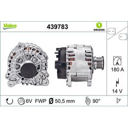 Valeo Generator NEW ORIGINAL PART 439783 14V 180A f&uuml;r SKODA VW SEAT AUDI MERCEDES-BENZ MAN 03G903016L 03G903016LX 03H903026A