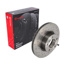 Brembo Bremsscheibe XTRA LINE 09.B337.2X vorne rechts links Gelocht 312mm f&uuml;r BMW (BRILLIANCE) 34116774875 34116855006 34118848417