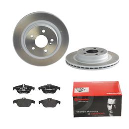Brembo Bremsensatz-Hinterachse COATED DISC LINE / STANDARD IJDTIDJK72 Bremsensatz, Scheibenbremse vorne rechts links innenbel&uuml;ftet 300mm f&uuml;r MERCEDES-