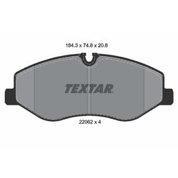 TEXTAR Bremsbelagsatz, Scheibenbremse 2206201 vorne rechts links f&uuml;r MERCEDES-BENZ 4474210800 9104207200 A4474210800
