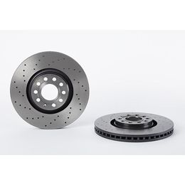 Brembo Bremsscheibe COATED DISC LINE 09.A813.11 vorne rechts links Gelocht 320mm f&uuml;r AUDI 8E0615301AE