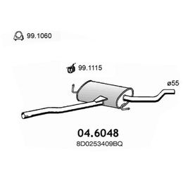 Asso Mittelschalld&auml;mpfer 046048 f&uuml;r VW