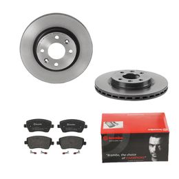 Brembo Bremsensatz, Scheibenbremse Bremsensatz-Vorderachse COATED DISC LINE / STANDARD ijdtiddcy6 Vorderachse innenbel&uuml;ftet 259mm 20mm f&uuml;r MERCEDES-BE
