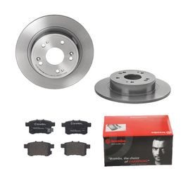 Brembo Bremsensatz-Hinterachse COATED DISC LINE / STANDARD IJDTIDJ1P6 Bremsensatz, Scheibenbremse hinten rechts links voll 282mm f&uuml;r ACURA (GAC) HONDA